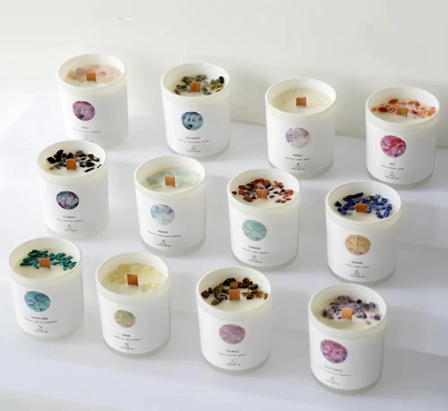 Constellation Zodiac Crystal Candle – The Empathy Gift Co